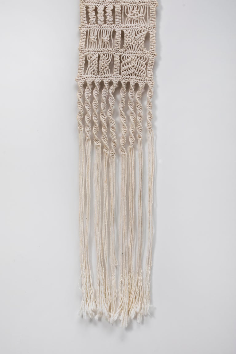 Macrame Wall Hanging Art Sampler For Sale at 1stDibs