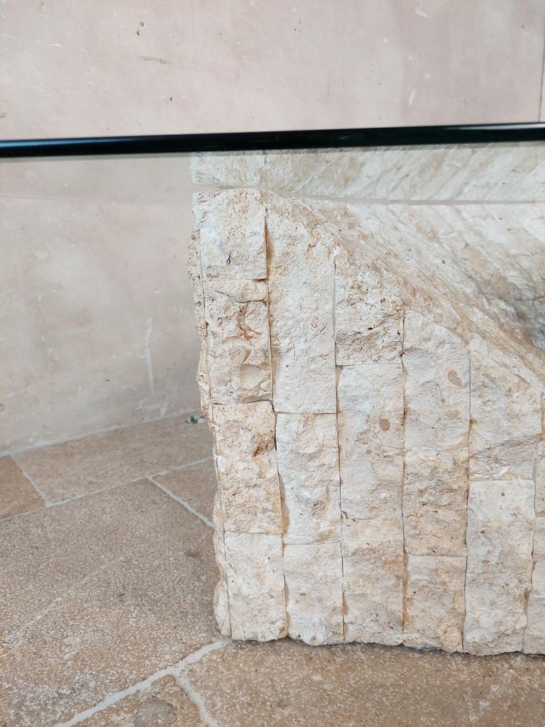 Mactan Stone Coffee Table by Magnussen Ponte, 1980s For Sale at 1stDibs