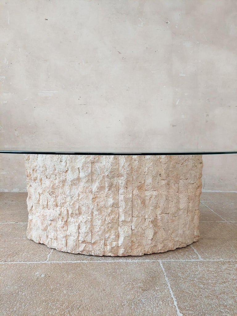 Mactan Stone Coffee Table by Magnussen Ponte, 1980s For Sale at 1stDibs