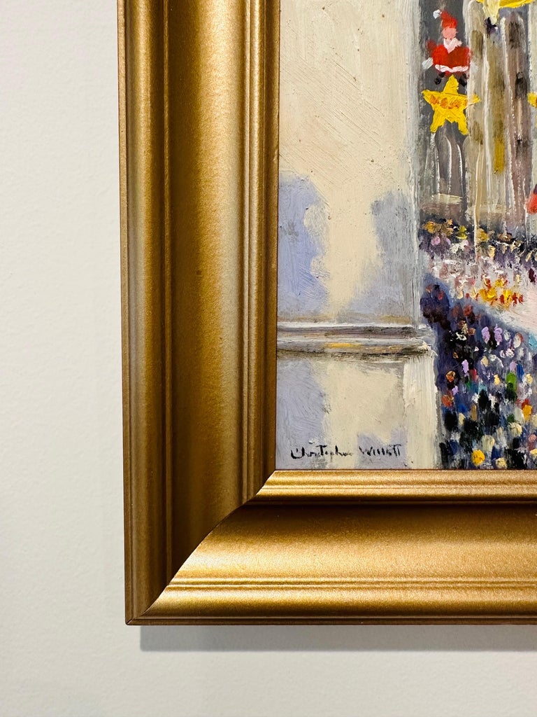 "Macy's Thanksgiving Day Parade" New York City Impressionist Scene Oil ...