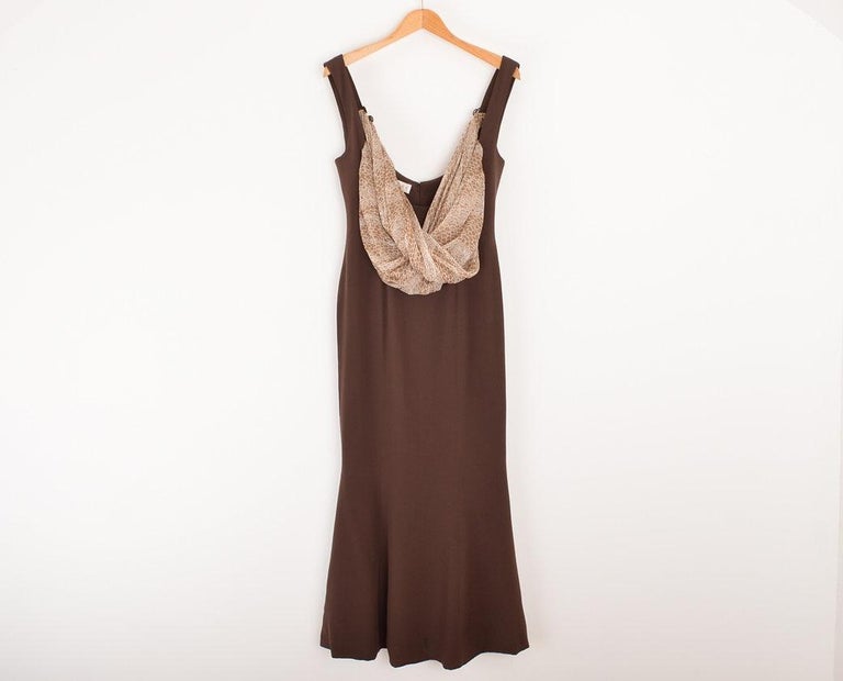 Madame Grès By Lloyd Klein 1993 Haute Couture Silk Shawl Runway Evening ...