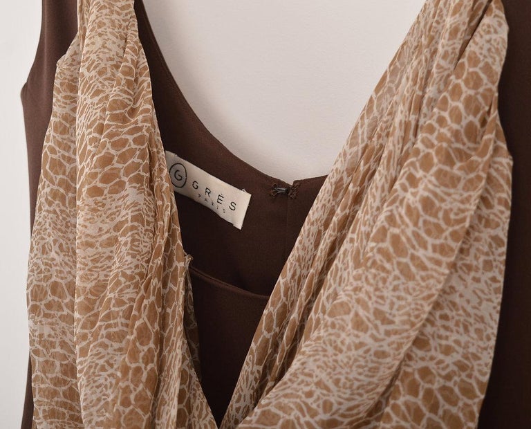 Madame Grès By Lloyd Klein 1993 Haute Couture Silk Shawl Runway Evening ...