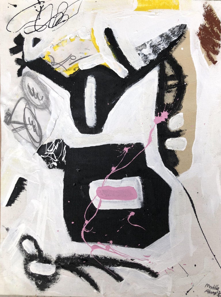 Maddie Adams - "Consisto 2A", Mixed Media on Wood Panel For Sale at 1stDibs