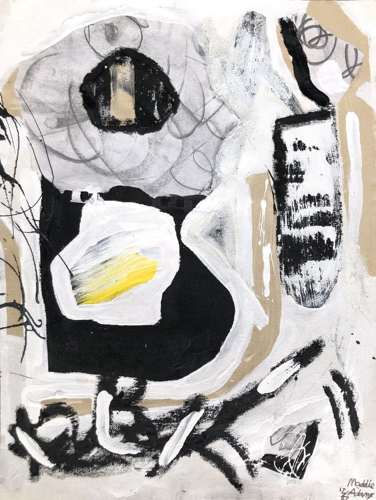 Maddie Adams - "Consisto 3A", Mixed Media Art on Wood Panel For Sale at ...