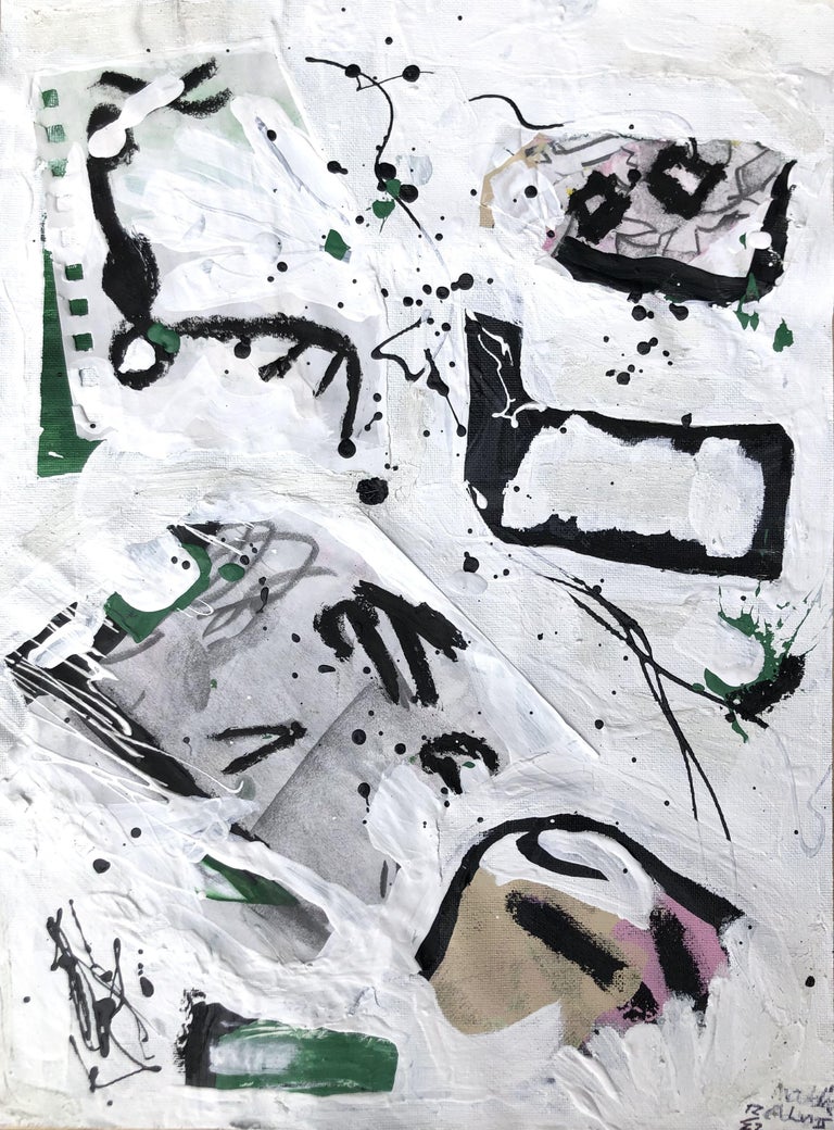 Maddie Adams - "Consisto 4A", Mixed Media on Wood Panel For Sale at 1stDibs