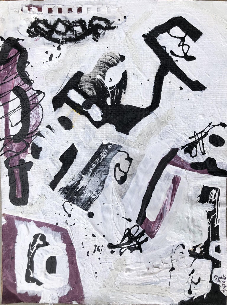 Maddie Adams - "Forma 2A", Mixed Media on Wood Panel For Sale at 1stDibs