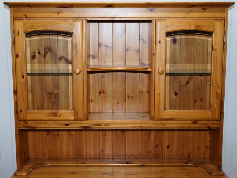 Made in England Ducal Glass Shelved Welsh Dressers Display Bookcases ...