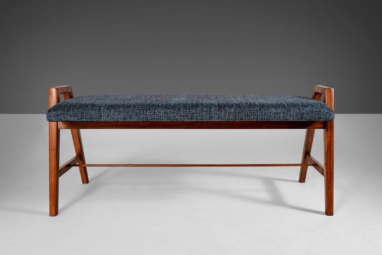 Made to Order / Custom Mid-Century Modern Style Long Piano Bench For ...