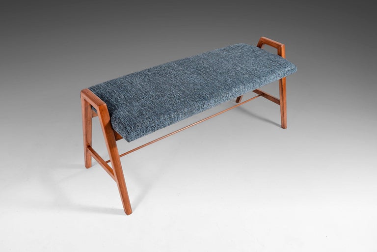 Made to Order / Custom Mid-Century Modern Style Long Piano Bench For ...