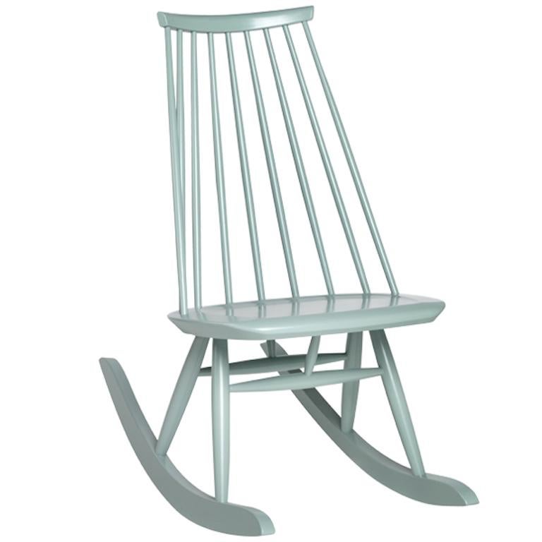 Mademoiselle Rocking Chair in Black by Ilmari Tapiovaara and Artek For ...