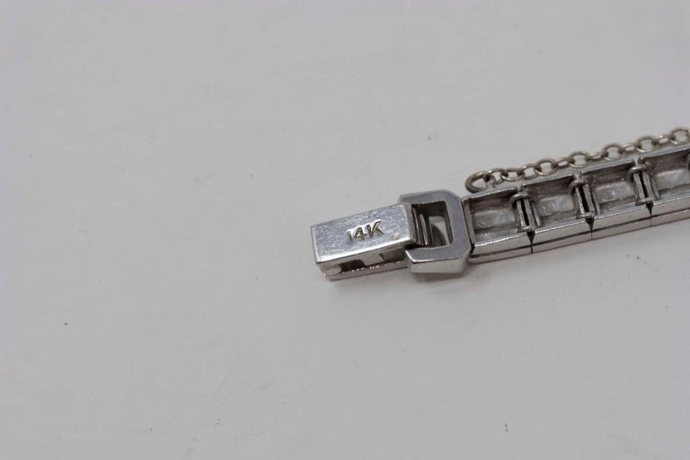 Madison 21 Ruby 14k White Gold Ladies Watch For Sale at 1stDibs