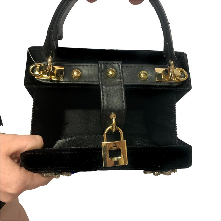 Madison Box Bag Black For Sale at 1stDibs