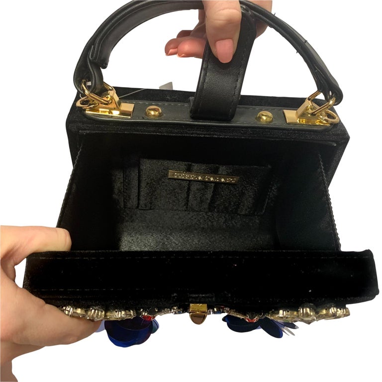 Madison Box Bag Black For Sale at 1stDibs