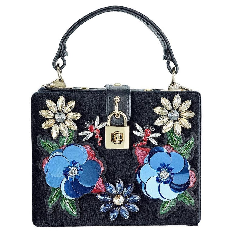 Madison Box Bag Black For Sale at 1stDibs