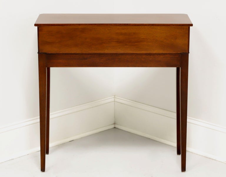MADISON SQUARE Mahogany Traditional Small Console Table - B at 1stDibs