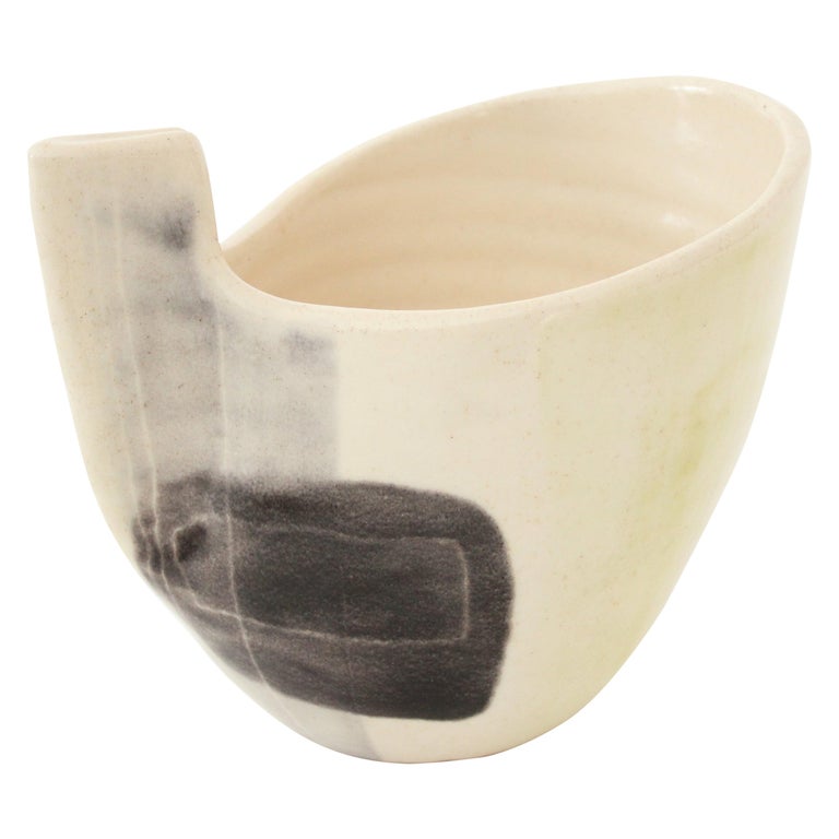 Mado Jolain French Ceramic Vase Paris Midcentury at 1stDibs