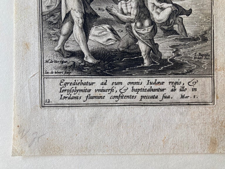 Maerten De Vos - Maerten De Vos, Baptista Vrints, Christ Baptism ...