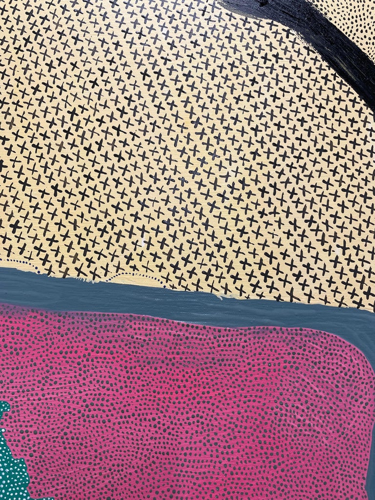 Maeve D'Arcy - Maeve D'Arcy "Face/Off Cottagecore" Oil on Canvas ...