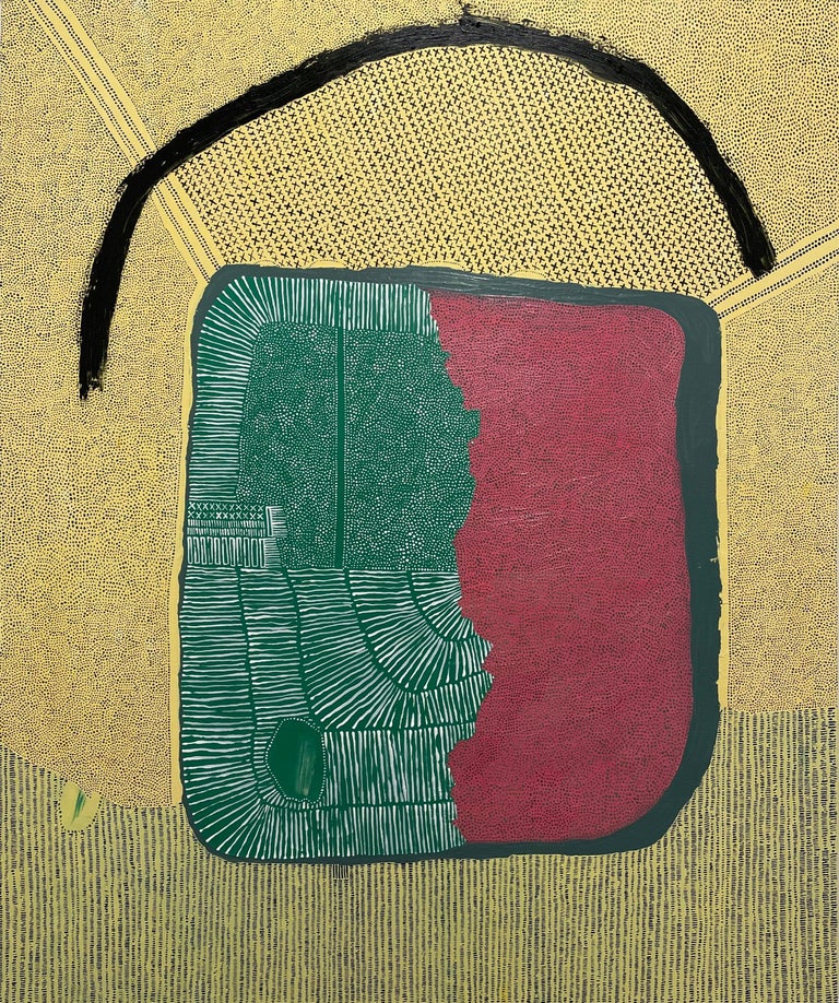 Maeve D'Arcy - Maeve D'Arcy "Face/Off Cottagecore" Oil on Canvas ...