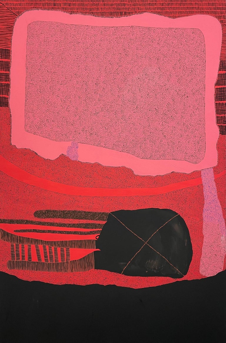 Maeve D'Arcy - Maeve D'Arcy "Untangled 8" Acrylic on Canvas Painting ...