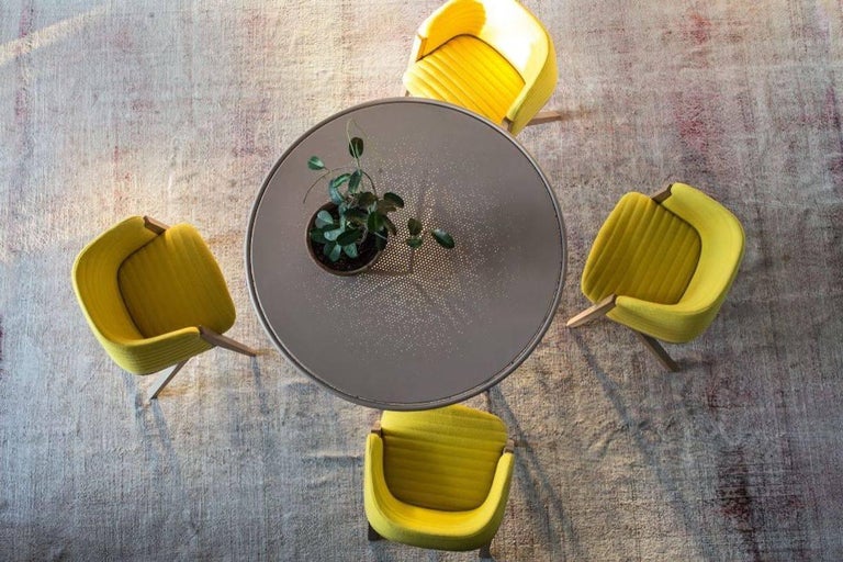 Mafalda Dining Chair, Patricia Urquiola for Moroso in Oak with Leather ...