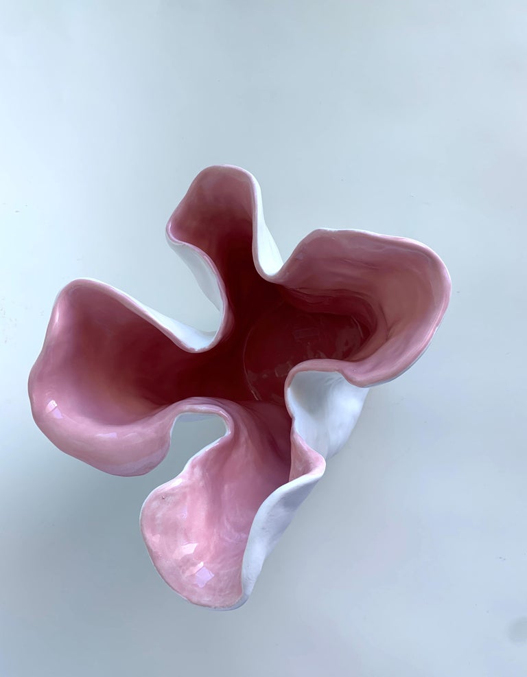 Magda Von Hanau - Visceral Blush I, Glaze ceramic sculpture For Sale at ...