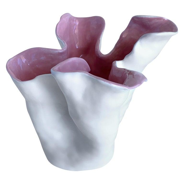 Magda Von Hanau - Visceral Blush I, Glaze ceramic sculpture For Sale at ...