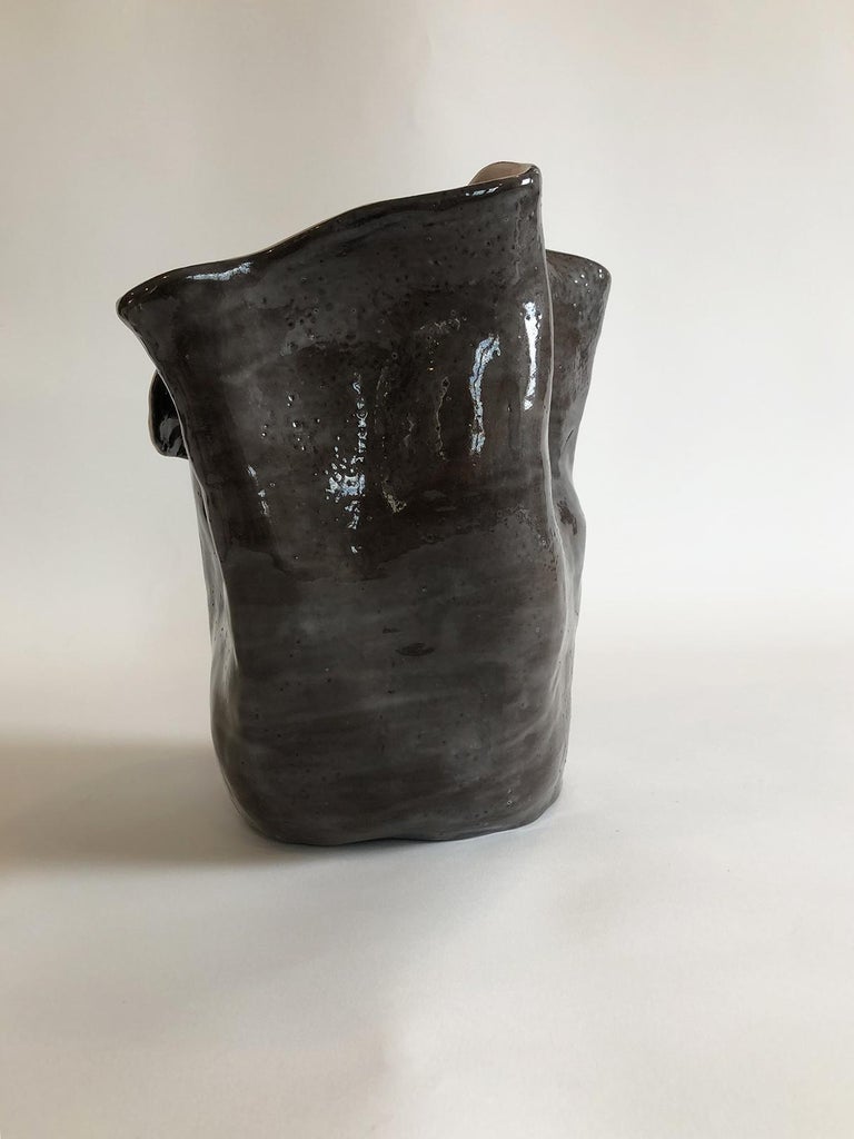 Magda Von Hanau - Visceral VII, Glaze ceramic sculpture For Sale at 1stDibs