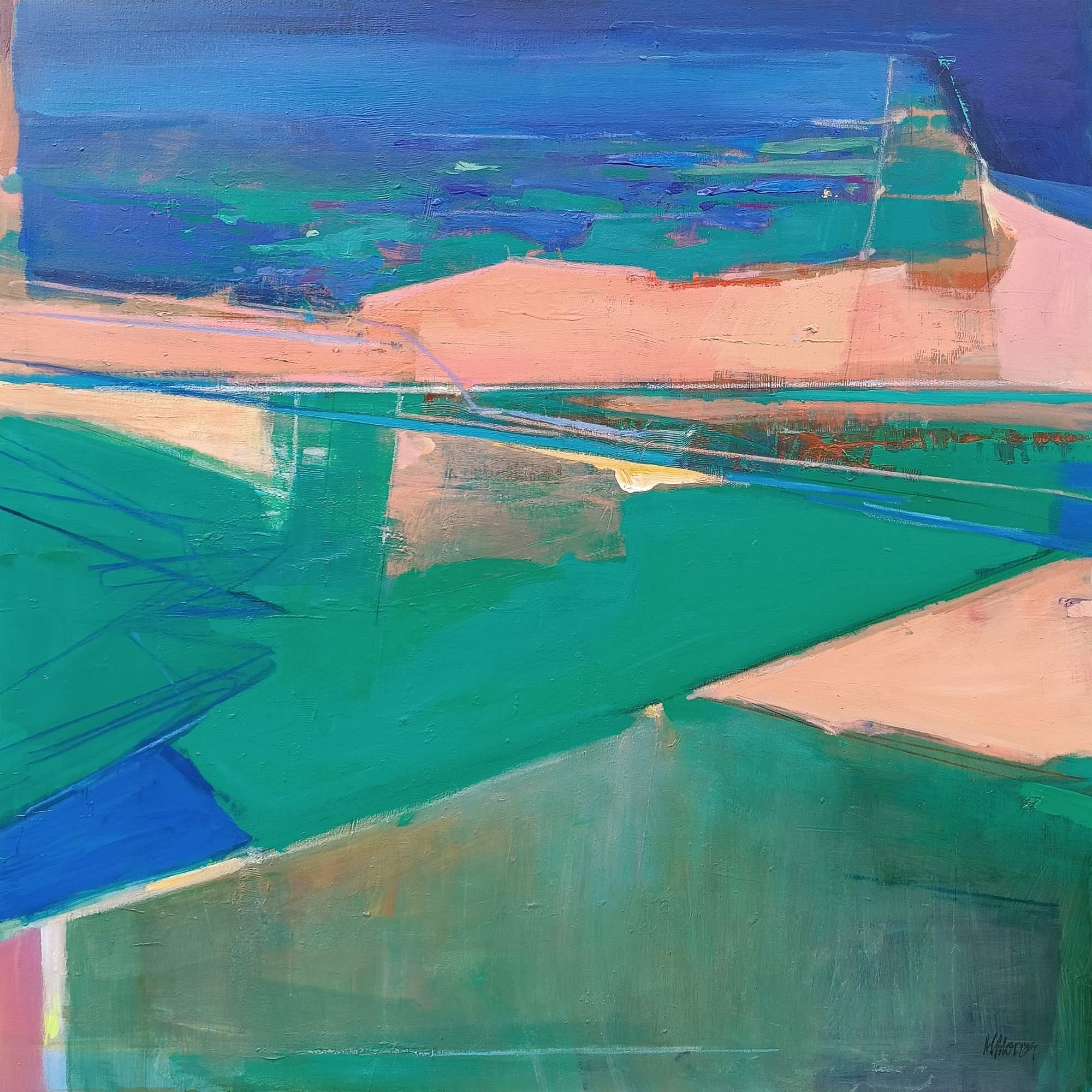 Magdalena Morey - Coastal Perspectives - original abstract landscape ...