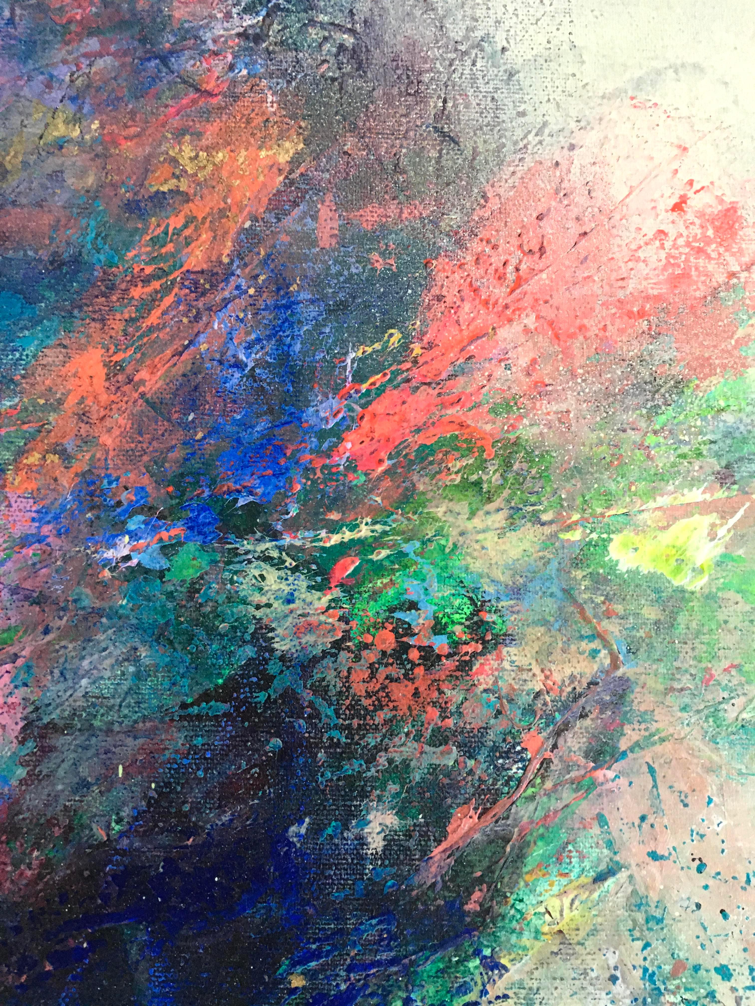 Magdalena Morey - Into the Shapes III - original abstract landscape ...
