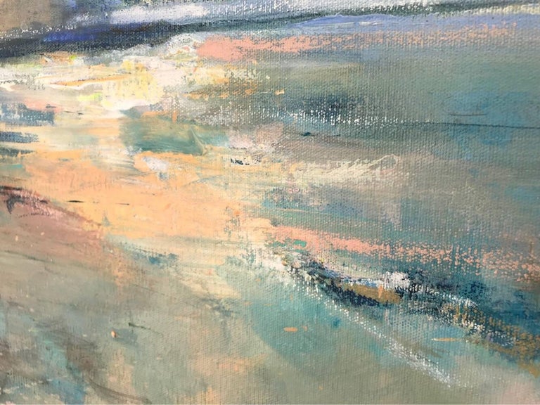 Abstract Ocean Landscape Painting
