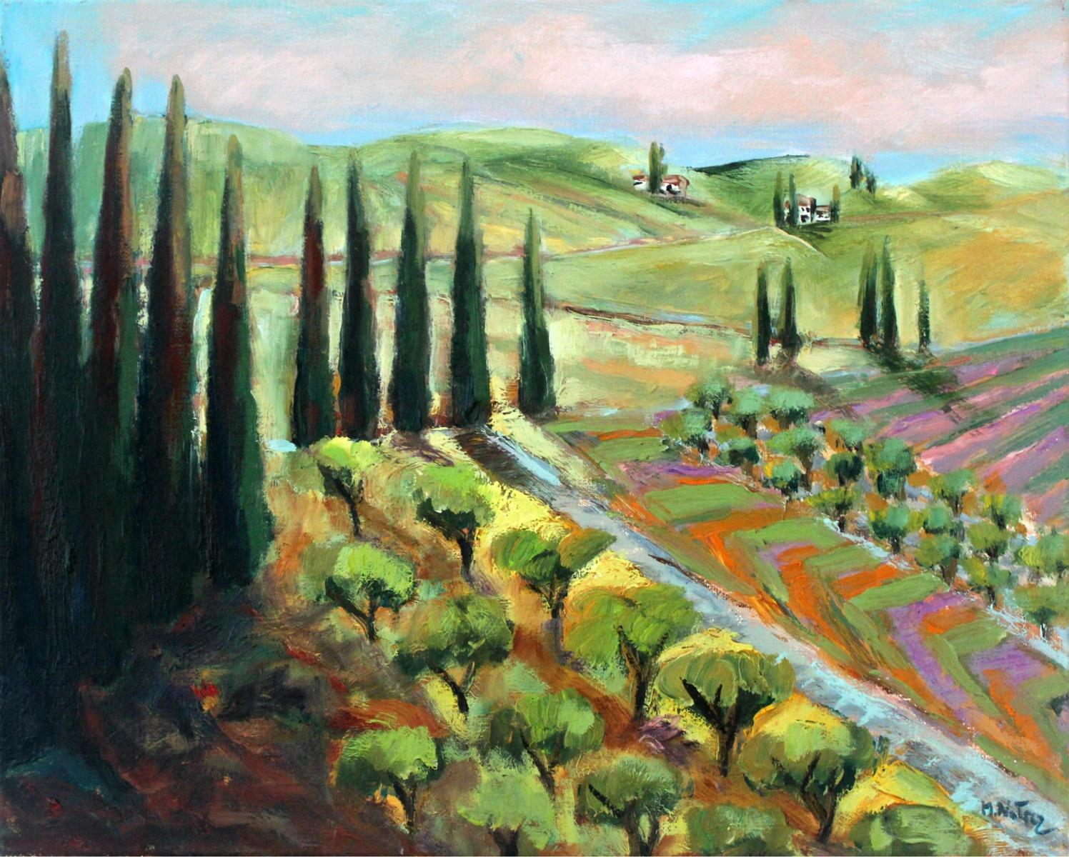 Magdalena Nałęcz - Gardens of Love XVII-XXI century, Figurative oil ...