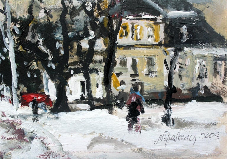 Magdalena Spasowicz - City view - XXI century, Oil painting, Figurative ...