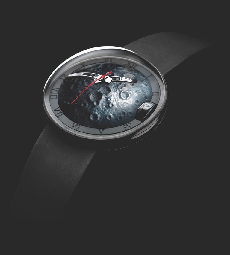 Magellan Magelluna Watch- in Polished 316L Steel with Black PVD/CVD ...