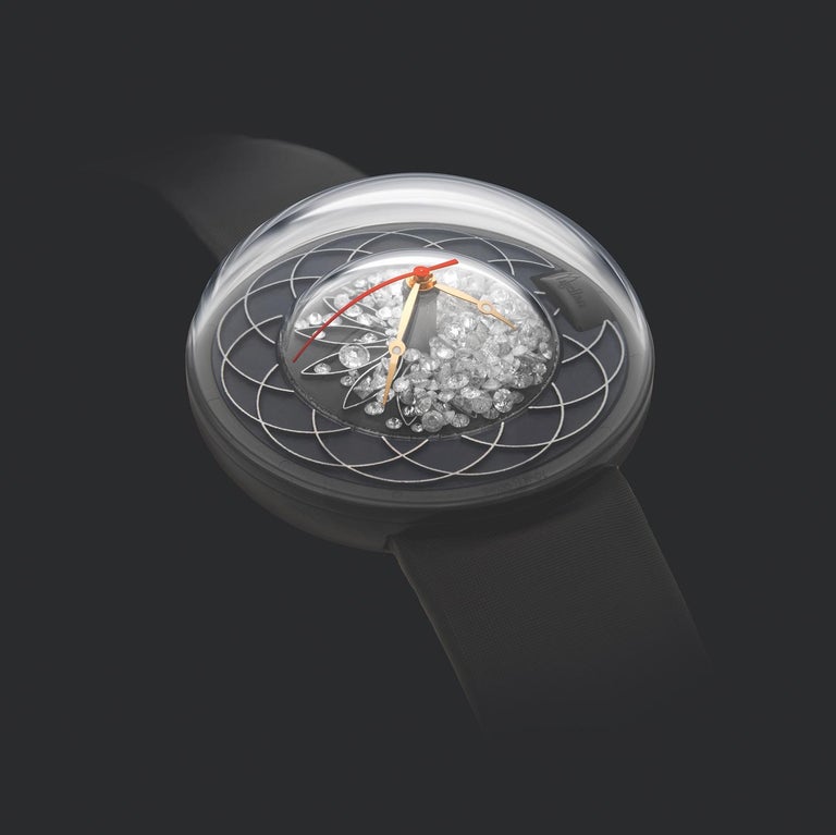 Magellan Mine Diamond Watch in Polished 316L Steel with Black PVD/CVD ...