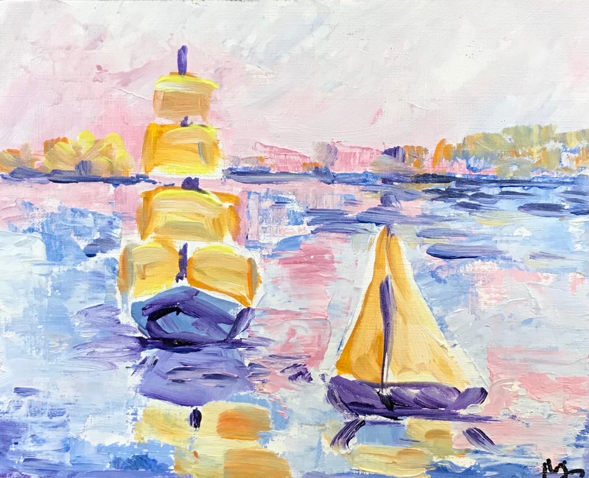 Maggy Clarysse - Bright and Colourful French Impressionist Oil Painting ...