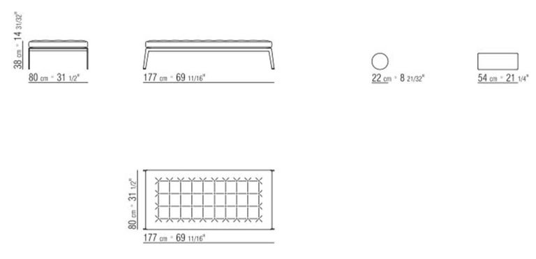 Magi Leather Daybed, by Antonio Citterio from Flexform at 1stDibs ...