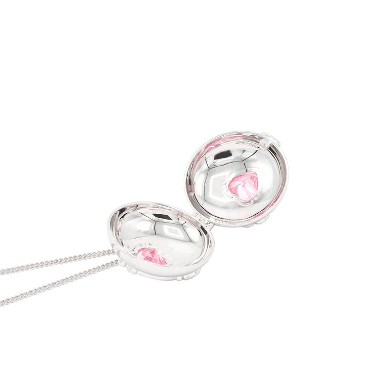 Magic Silver Heart Locket For Sale at 1stDibs