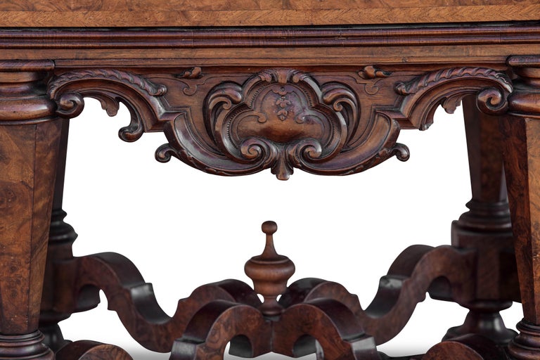 Magificent Dutch 'Daniel Marot' Baroque Walnut Burr Cabinet on Stand ...