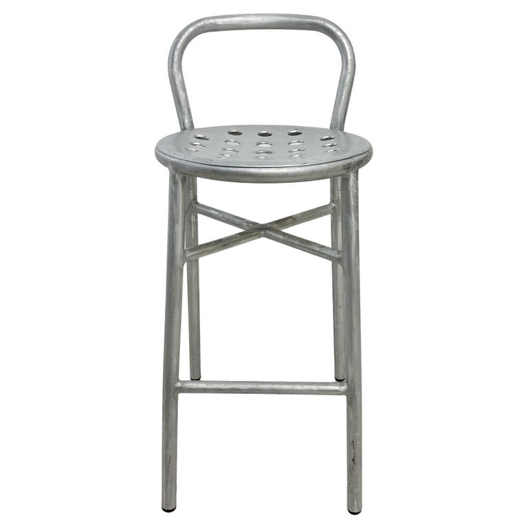 Magis Pipe Bar Stool Perforated Aluminum by Jasper Morrison For Sale at ...