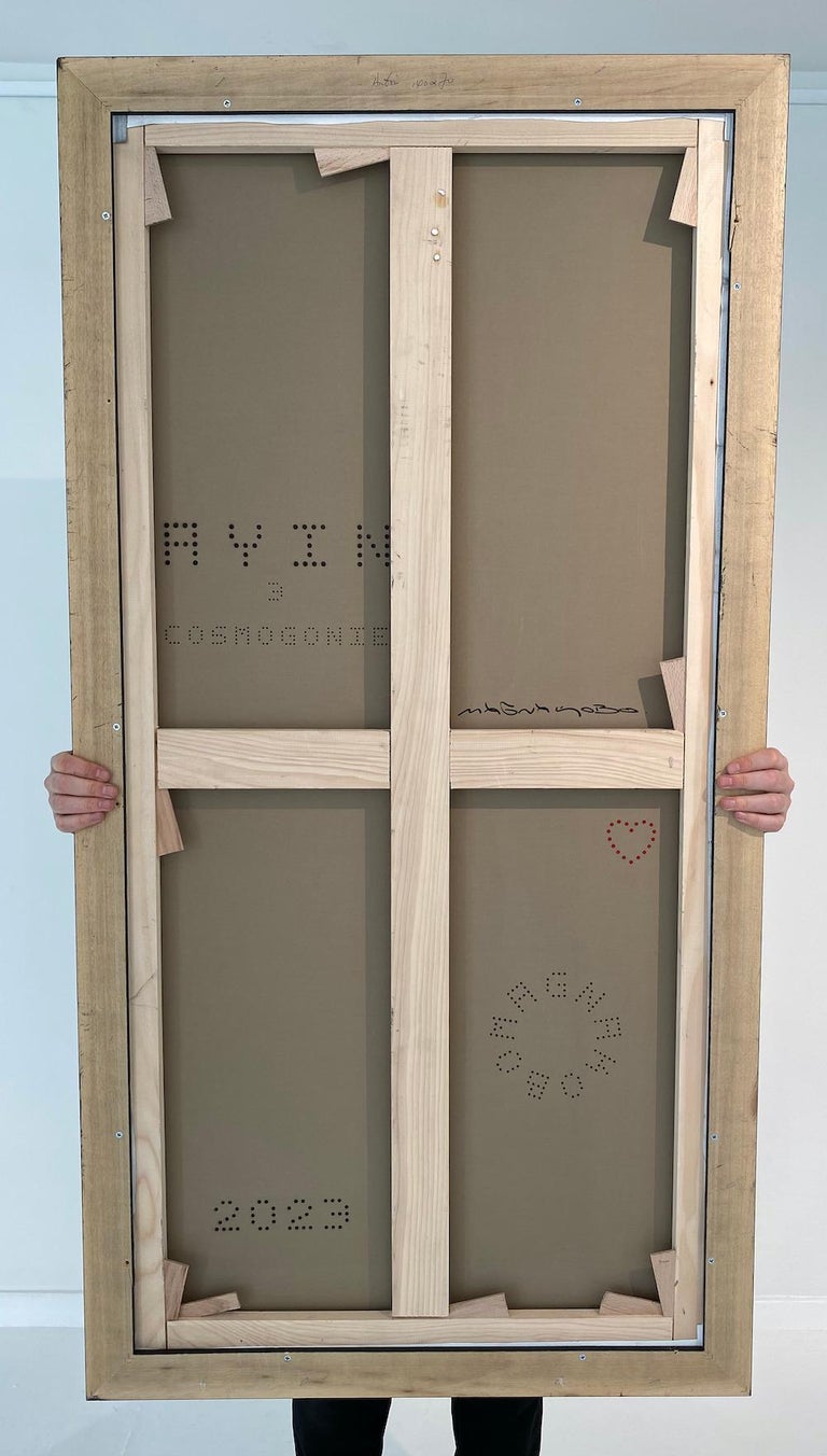 Magnakobo - Ayin 3 - Resin and acrylic monochromatic painting by ...