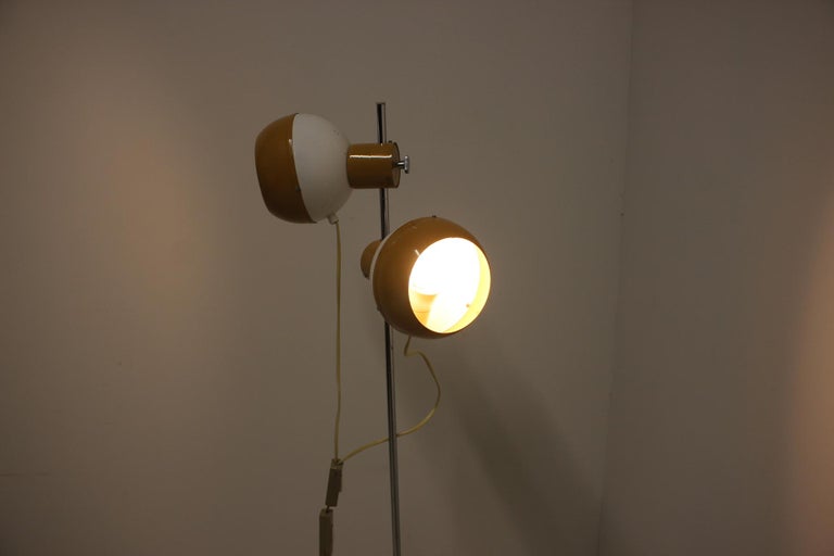 Magnetic Double Eye Ball Floor Lamp by Drukov, 1970s For Sale at 1stDibs
