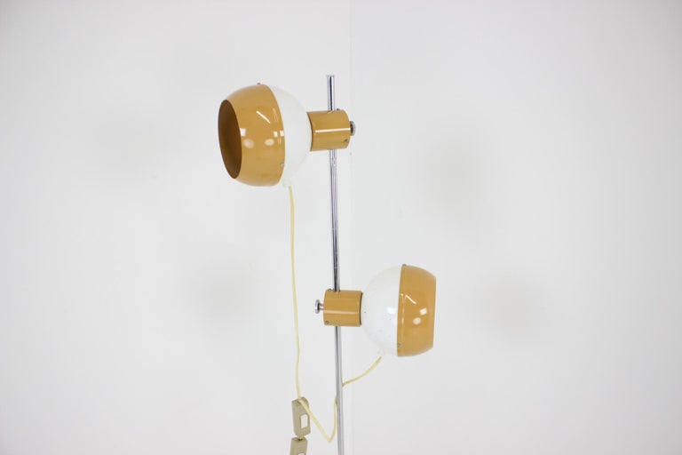 Magnetic Double Eye Ball Floor Lamp by Drukov, 1970s For Sale at 1stDibs