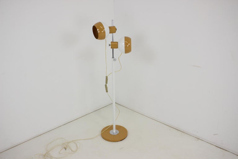Magnetic Double Eye Ball Floor Lamp by Drukov, 1970s For Sale at 1stDibs