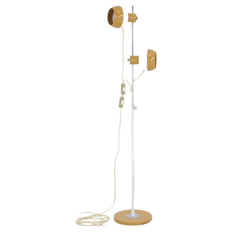 Magnetic Double Eye Ball Floor Lamp by Drukov, 1970s For Sale at 1stDibs