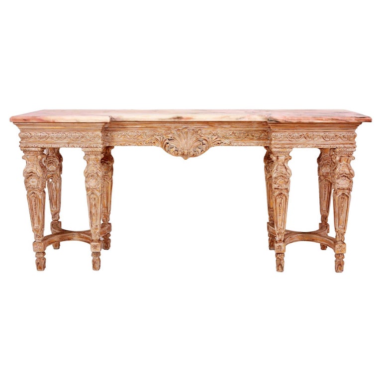 Magnificent 19th Century French Console Louis XVI Style For Sale at 1stDibs