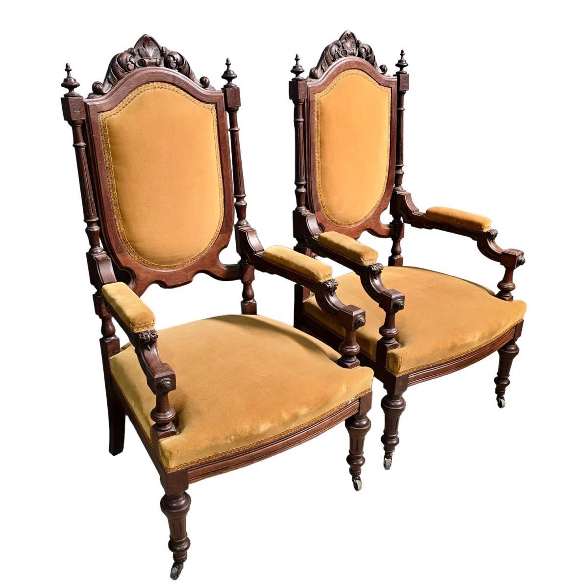 Magnificent 19th Century Victorian Parlor Set For Sale at 1stDibs