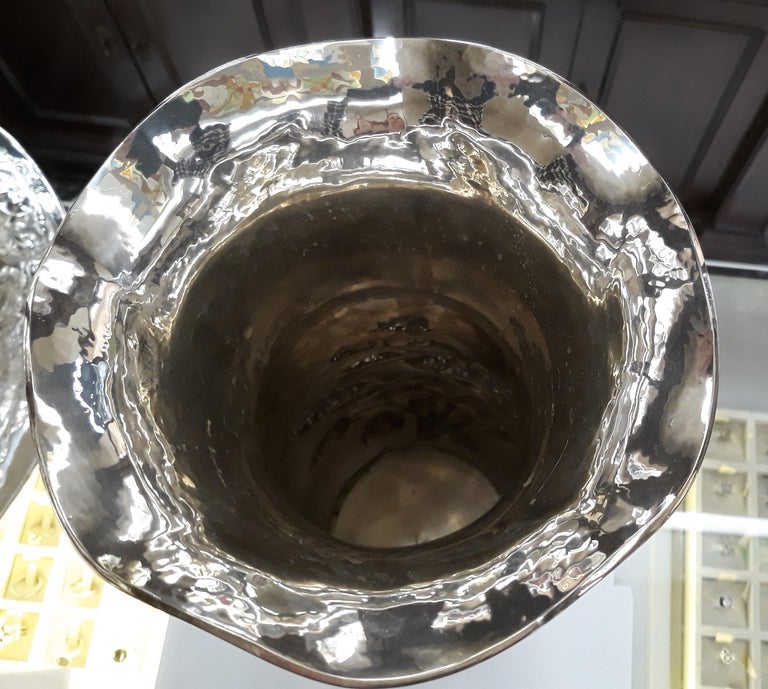 Magnificent 20th Century Sterling Silver Art Nouveau Vase, Italy 1960 ...