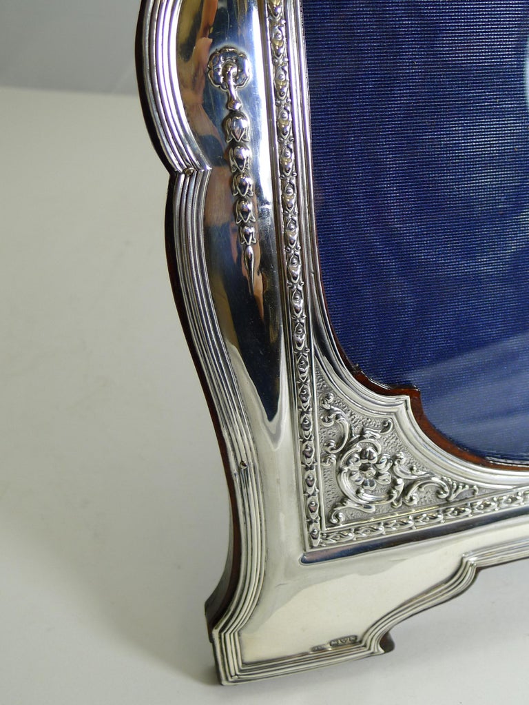 Magnificent and Grand English Sterling Silver Photograph Frame, 1910 at ...