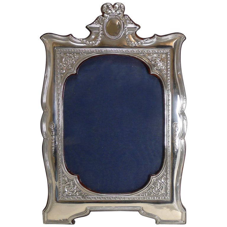 Magnificent and Grand English Sterling Silver Photograph Frame, 1910 at ...